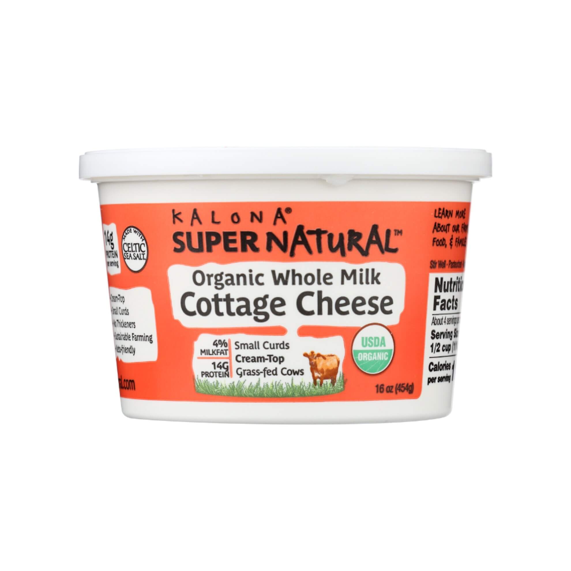 Organic Whole Milk Cottage Cheese | Kalona SuperNatural
